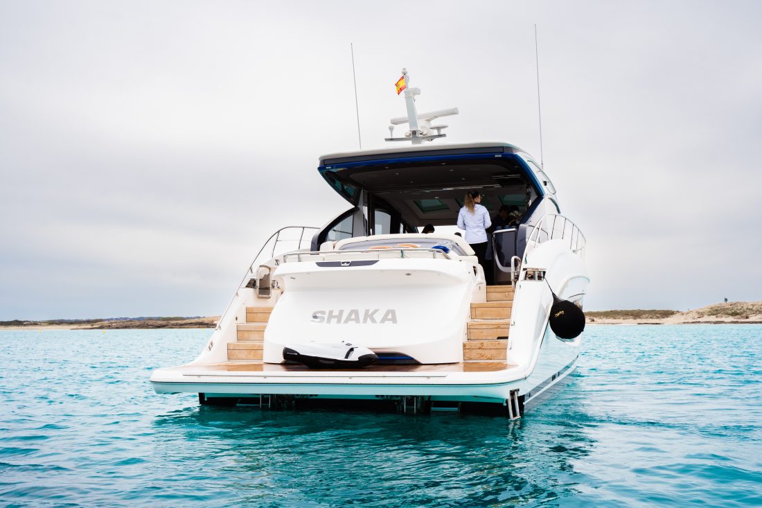 Princess V55 Shaka - Boat Rental & Hire Ibiza | Bluemarine Yacht Charter